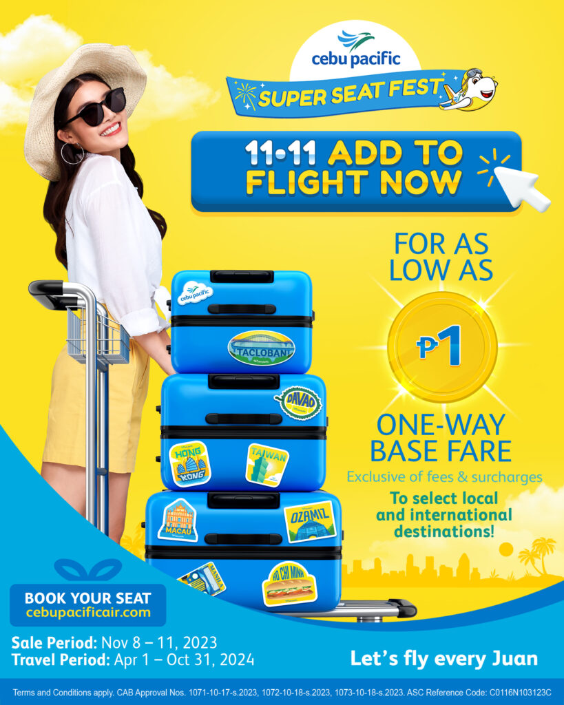 Cebu Pacific Makes the Holidays More Exciting with November Piso Sale ...